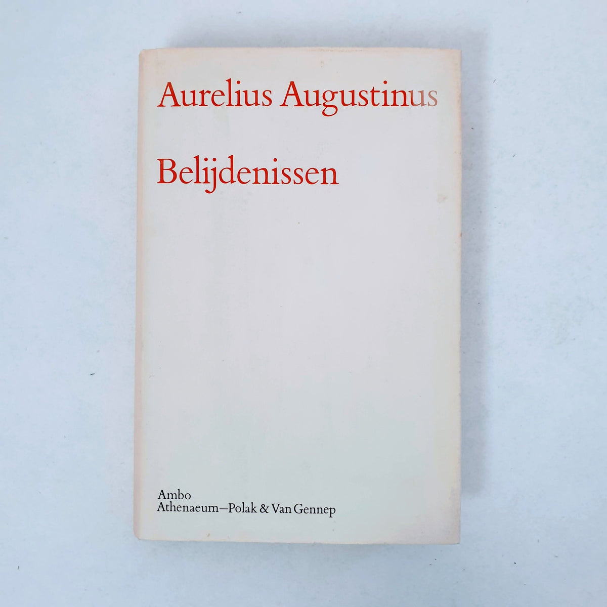 Aurelius Augustinus - Belijdenissen – Blicero Books