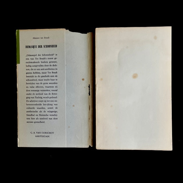 Menno ter Braak - Démasqué der schoonheid. Stoa-reeks – Blicero Books